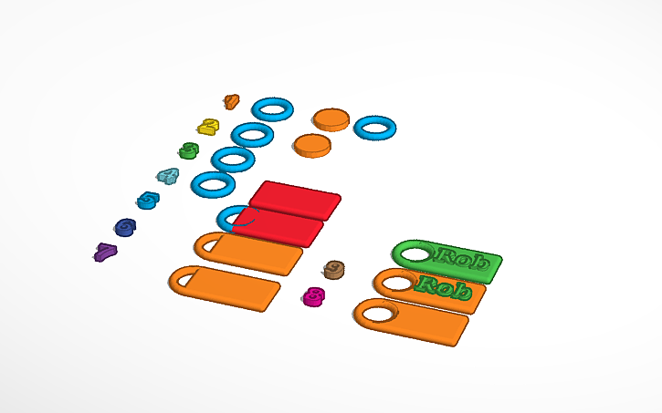 3d Design Revised Keychain Tinkercad 5600