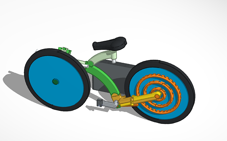 3D design Bicycle everywhere 05 - Tinkercad