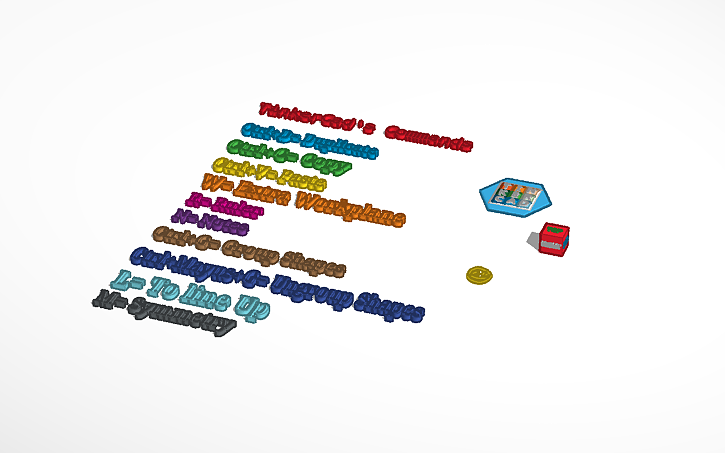 3d Design Tinkercads Commands Tinkercad 6482