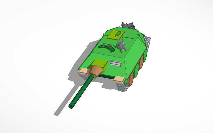 3D design Hetzer - Tinkercad