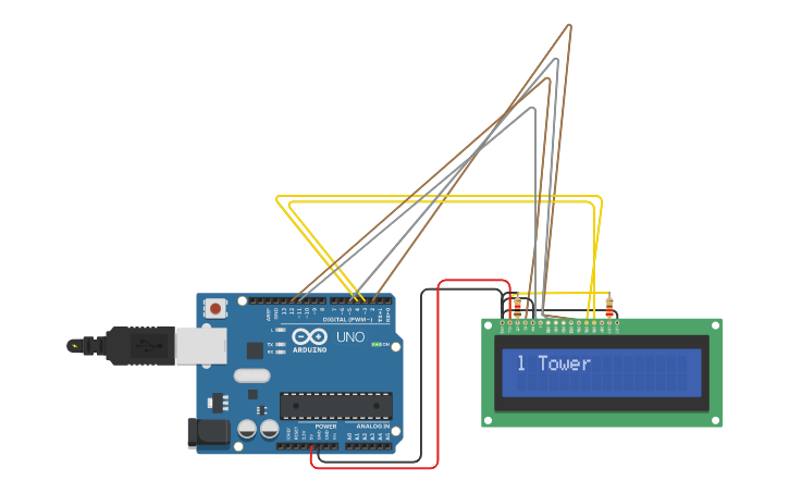 Circuit design LCD Display Using Arduino_Babor_10-Faraday - Tinkercad