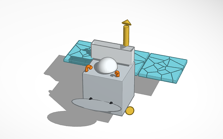 3D design Mars Orbiter Mission Spacecraft | Tinkercad