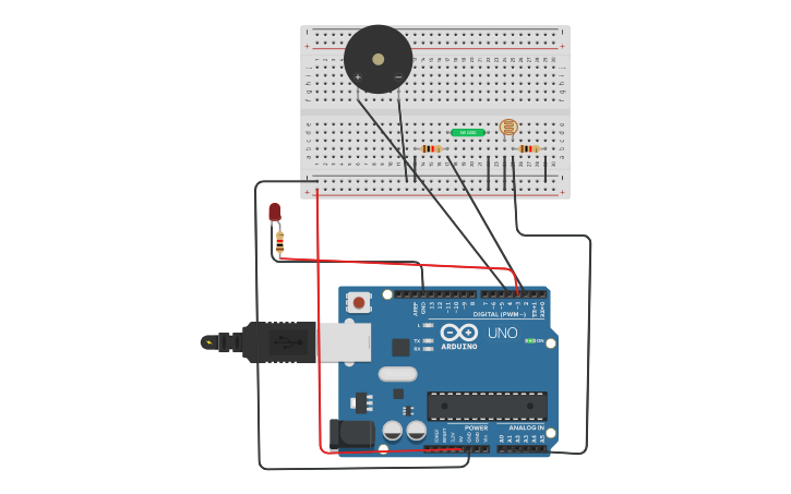 Circuit design TILT | Tinkercad