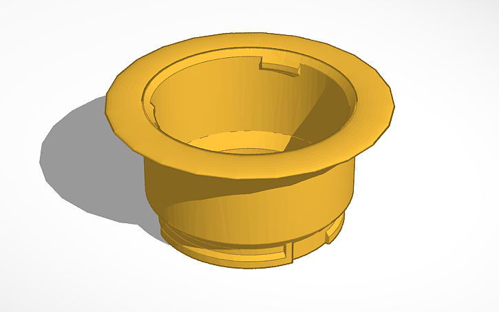3D design 4" Custom Gutter (x1.03scale) - Tinkercad