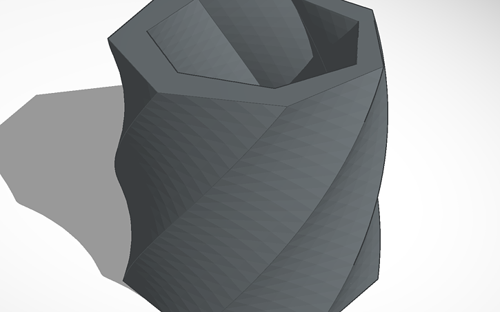 3D design Pencil Holder | Tinkercad