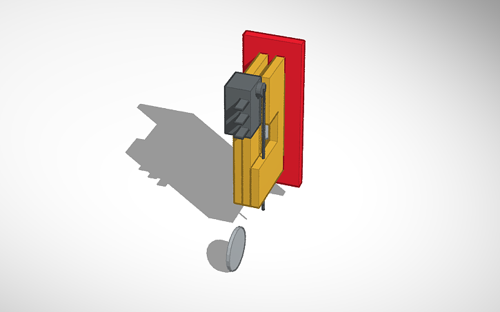 3D design Coin Slot - Tinkercad