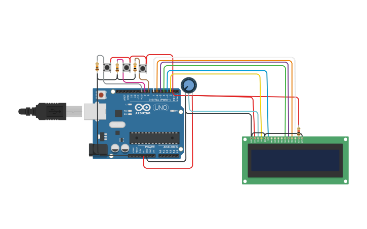 Circuit design Clock - Tinkercad