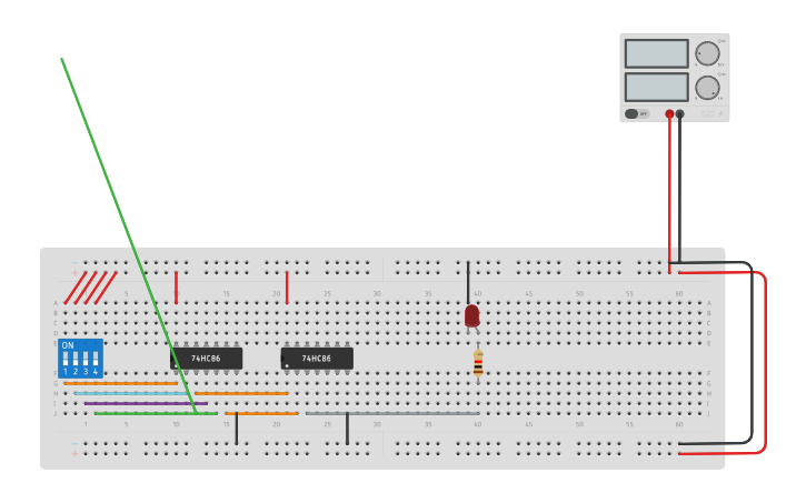 Circuit Design 106119084 3 Bit Even Parity Checker Tinkercad 4247