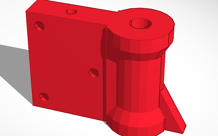 3D design Canoe Rudder Mount v3 - Pivot | Tinkercad