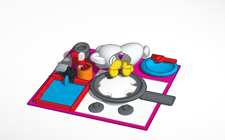 3D design eggs and nothing else - Tinkercad