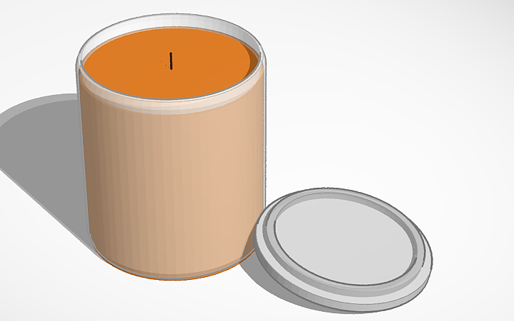 3D design Fall Candle - Tinkercad