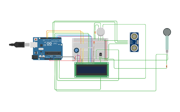Circuit design IOT PROJECT - Tinkercad