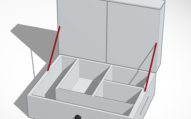 3D design Storage Box - Tinkercad