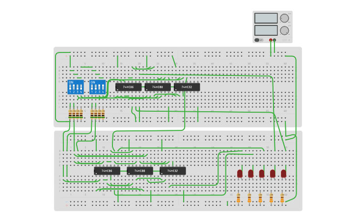 Circuit design practica4 | Tinkercad
