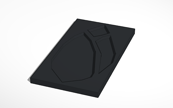 3D design Black back plate | Tinkercad