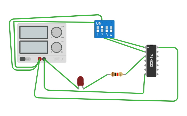 Circuit design tarea 1 - Tinkercad