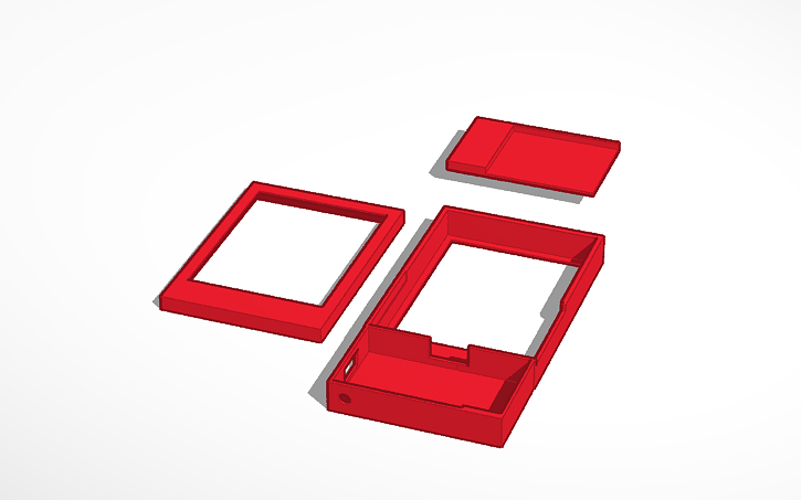3D design tft_frame_2.4" - Tinkercad