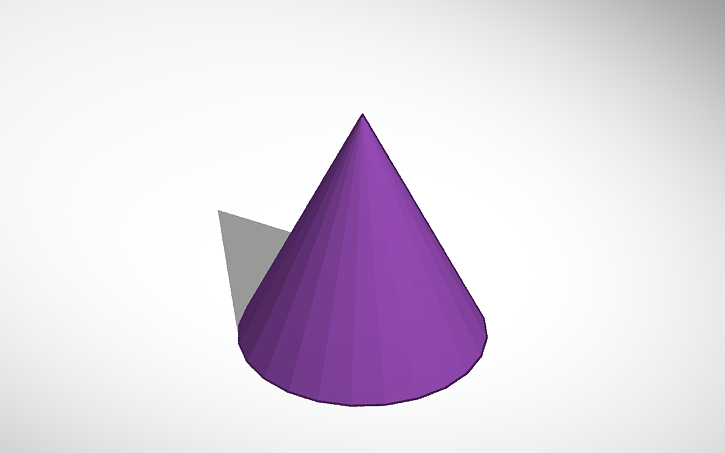 3D design Cone - Tinkercad