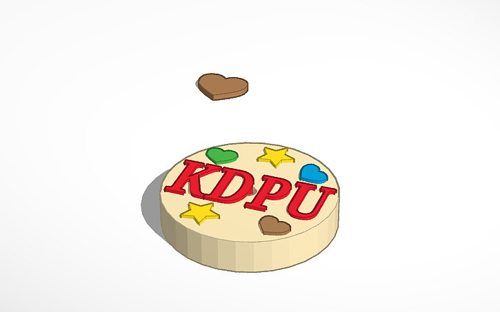 3D design KDPU - Tinkercad
