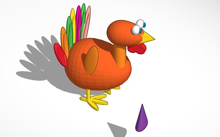 3D design My 3d Turkey for kids project | Tinkercad