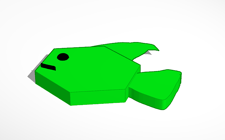 3D design 3D Emerald Fish~ - Tinkercad