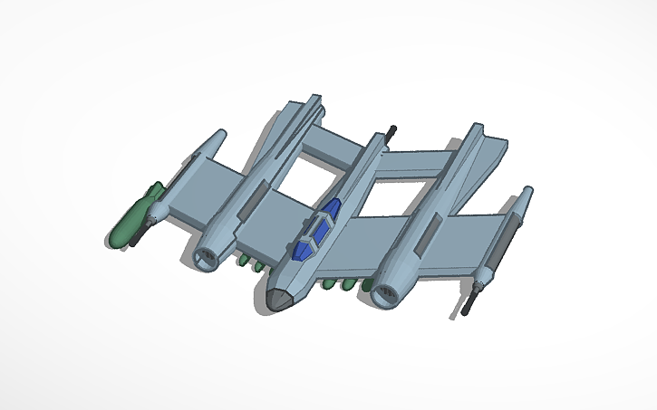 3D design B-1 Wyvern Attack Aircraft/Medium Bomber | Tinkercad