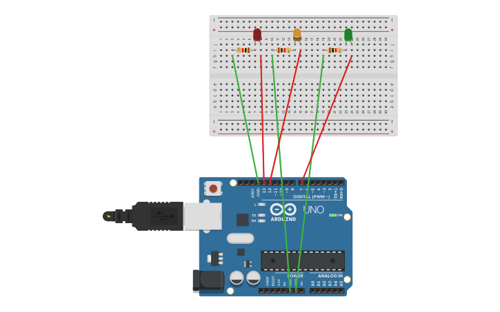Circuit design Circuito | Tinkercad