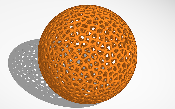 3D design Spherical Voronoi - Tinkercad