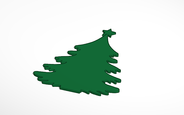 3D design Christmas Tree - Tinkercad