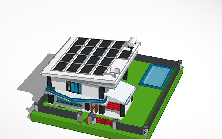 3D design 建築 - Tinkercad