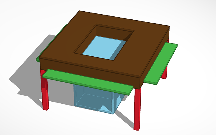 3D design Gaming Table - Tinkercad