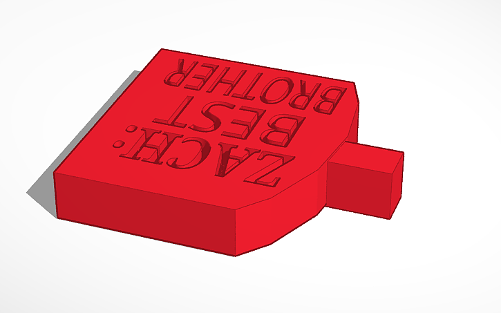 3D design secret note - Tinkercad