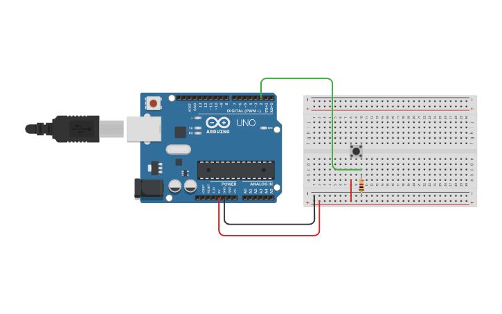 Circuit design Circuito Serial Monitor | Tinkercad
