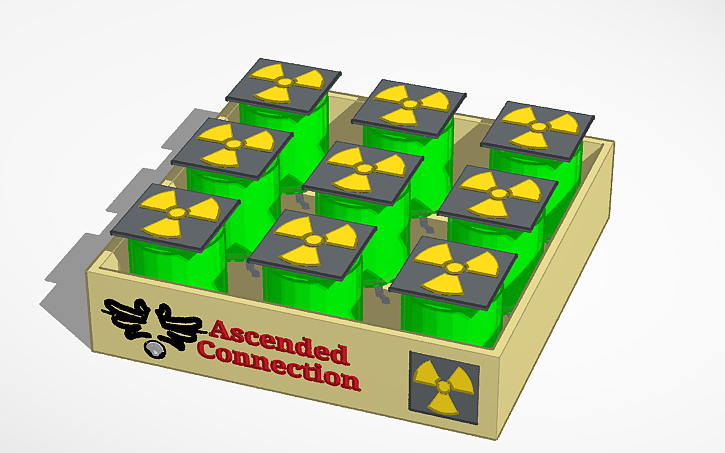 3D design Ascended Connection Nucleus Cells - Tinkercad