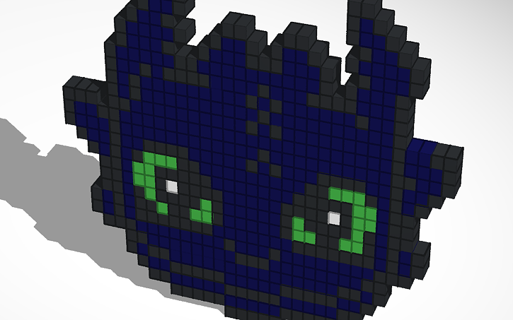 3D design Copy of Toothless | Tinkercad