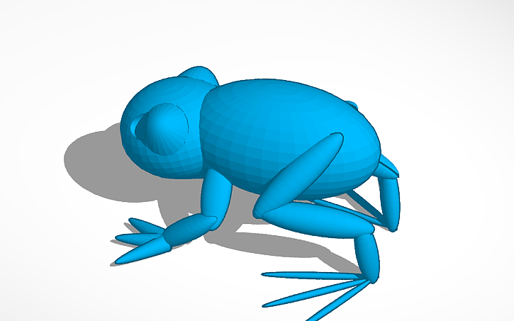 3D design Frog (Bottom) 1 | Tinkercad