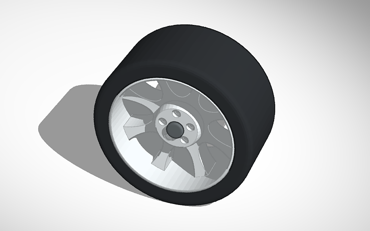 3D design Wheel - Tinkercad