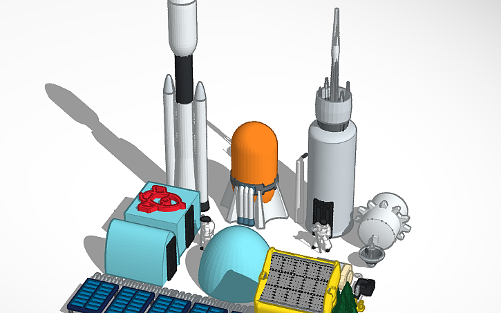 3D design Lunar Base | Tinkercad