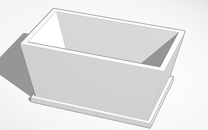 3D design VASO - Tinkercad