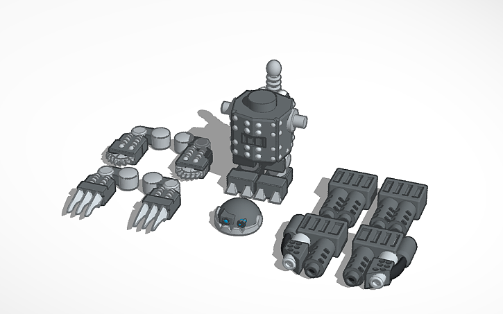 3D design Runtbot - Tinkercad