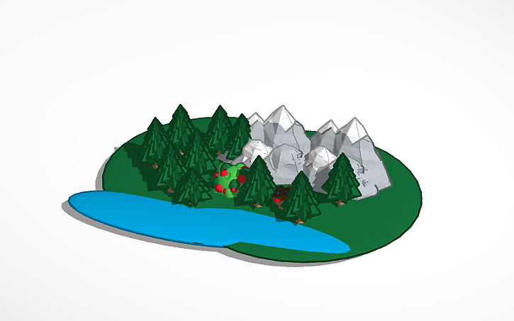 3D design Berry bush world | Tinkercad