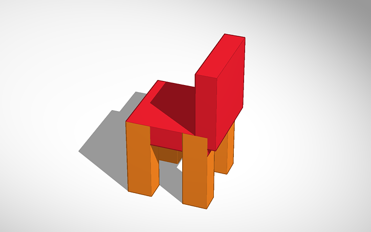 3D design chair - Tinkercad