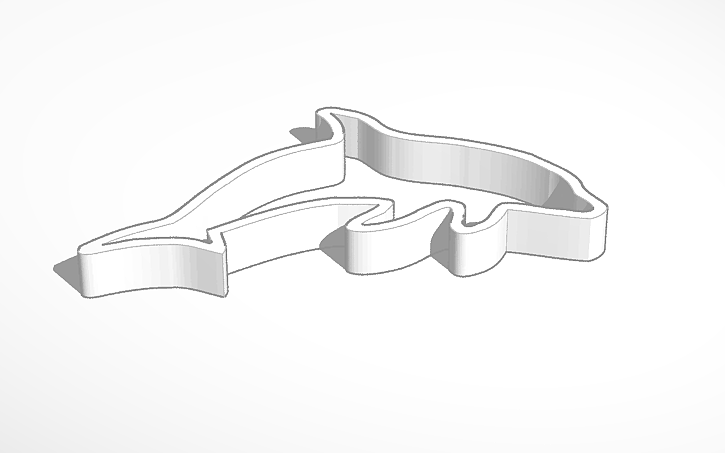 3D design Dolphin - Tinkercad
