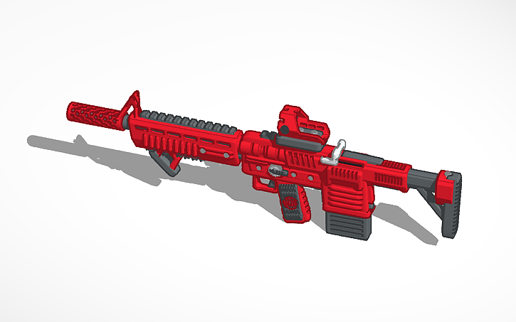 3D design DIALAR-X1A - Dragon Industries "Artemis" Lite Assault Rifle ...
