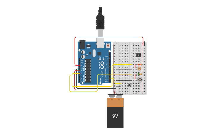Circuit Design Weather Station Tinkercad