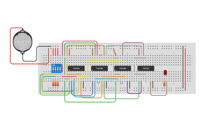 Circuit design DISEÑO LOGICO | Tinkercad