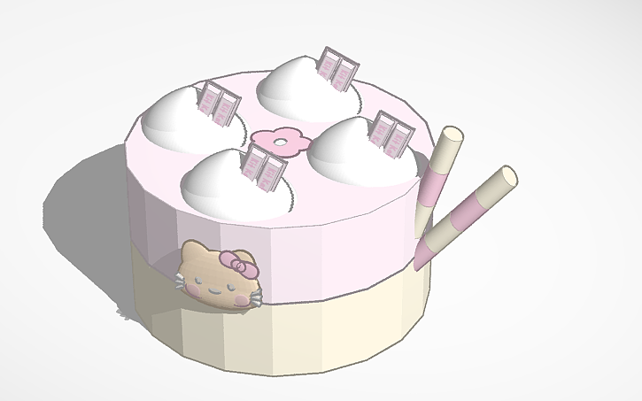 3D design ˗ˏˋ ꒰ c a k e ! ♡ ꒱ ˎˊ˗ - Tinkercad