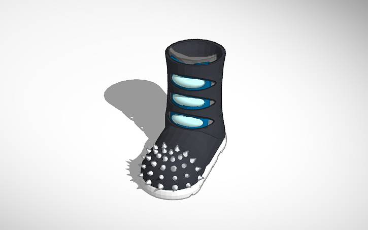 3D design Punk Space Boots | Tinkercad