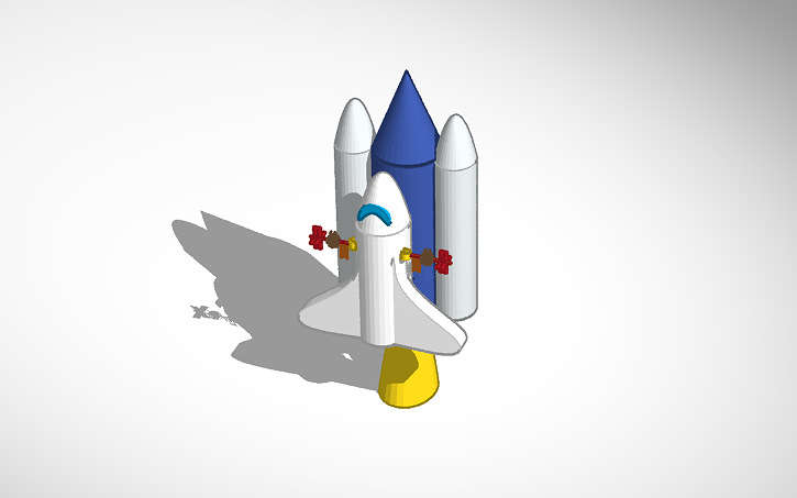 3D design gemi kosmik - Tinkercad