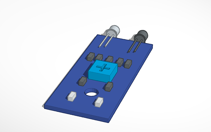 3d Design Infrared Sensor Tinkercad
